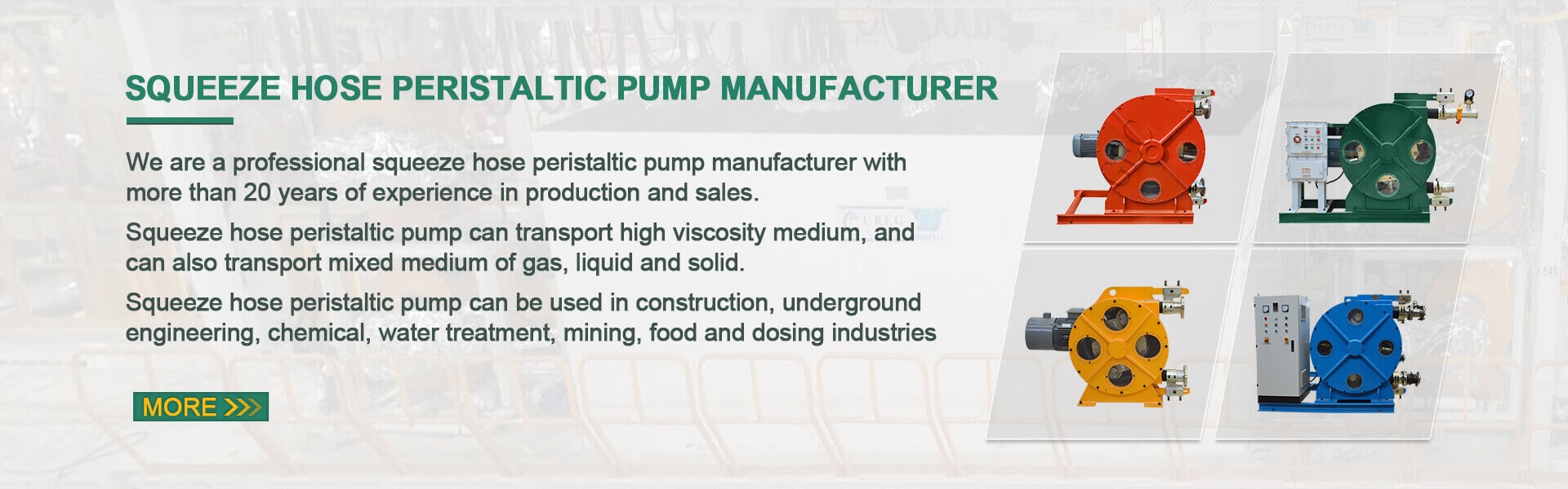 Industrial hose pump, Industrial peristaltic pump, Peristaltic hose ...